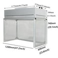INTBUYING Dust Free Room Workshop Laminar Flow Hood Bench with Filter ...