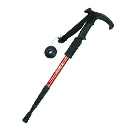 Adjustable 4 Section Trekking Walking Hiking Sticks Telescoping 4 ...