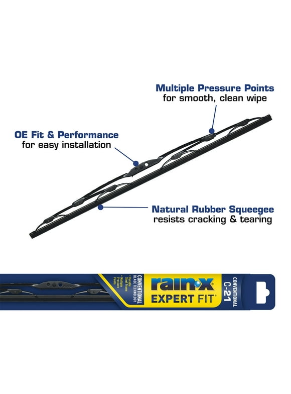 Rain-X Expert Fit Conventional Wiper Blades in Rain-X Wiper Blades ...