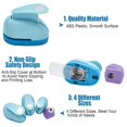 4Pcs 4 Styles Mini Plastic Craft Punch Sets for Scrapbooking & Paper ...