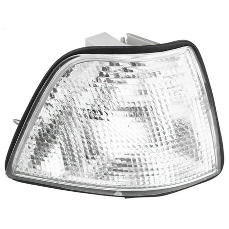 Turn Signal Light Cover,Pair of White Corner Corner Light Shellfor BM ...