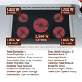 Rangaire RRE361TS 36" Electric Range Oven with Timer - Stainless Steel ...