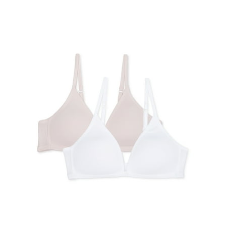 Maidenform - Maidenform Girls Molded Wireless Bras, 2-Pack, Sizes 30A ...
