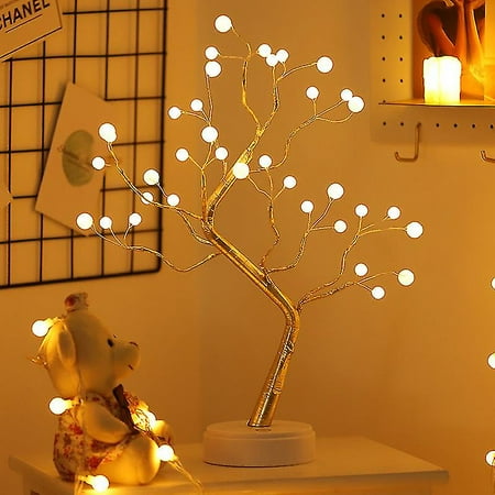 Tabletop Bonsai Lighted Tree Led Christmas Decorations Table Tree Lamp ...
