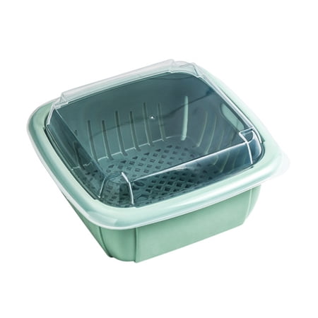 Labymos Multi-Functional Drain Basket Kitchen Dual Layer Vegetable ...