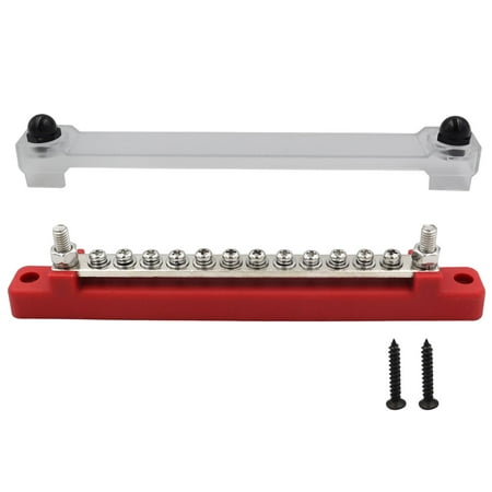 Power Distribution Block with Cover, Max 150A 48V, Terminal ...