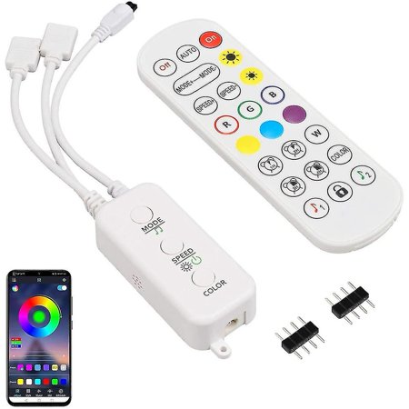 Led Strip Lights Controller, Bluetooth Led Strip Controller With App ...