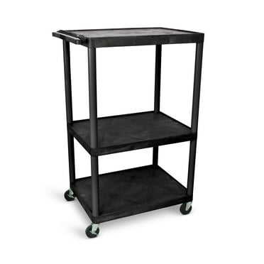Trinity 3-Tier Utility Cart, Black - Walmart.com