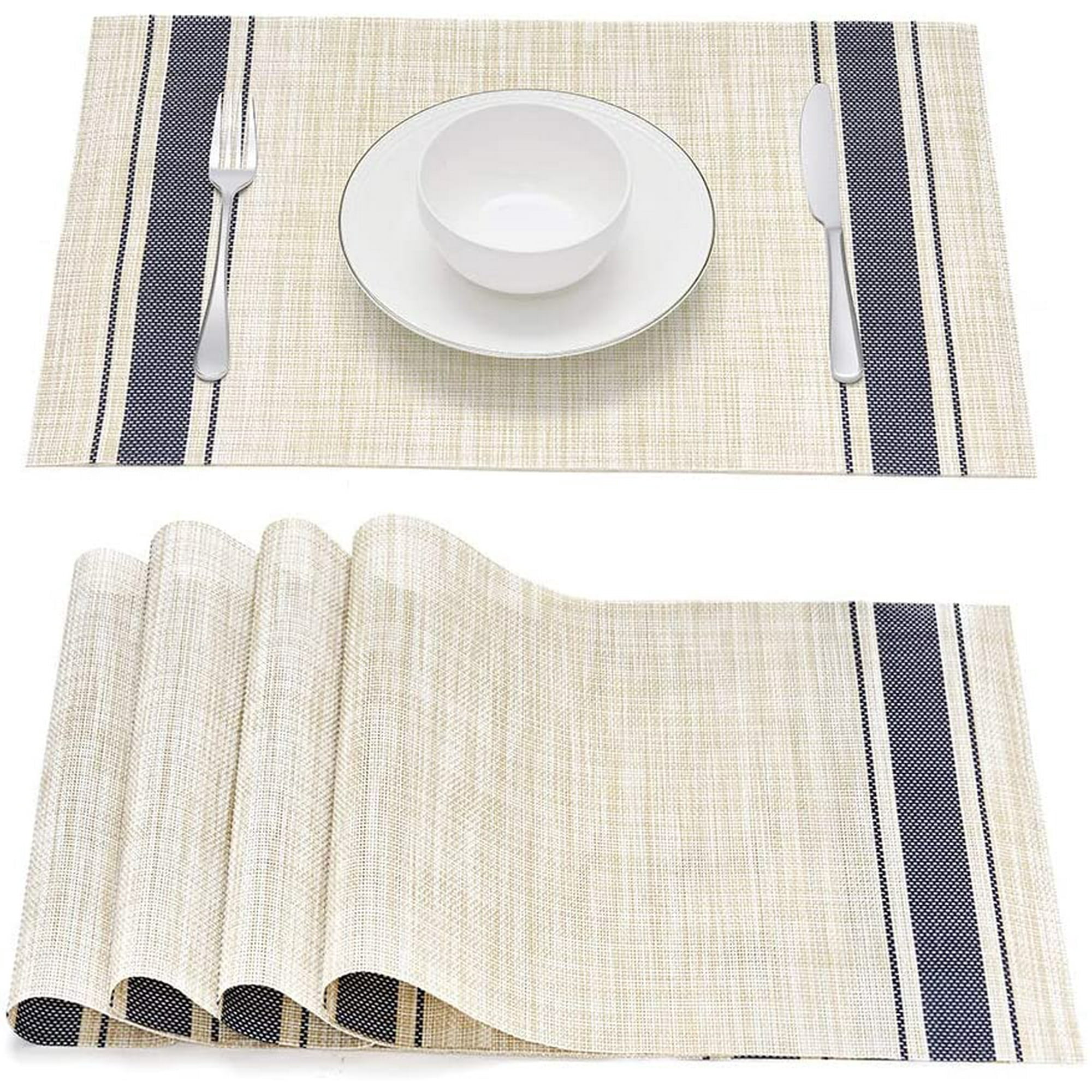 Click here for Zdew Smeala Placemats Set Of 4  Heat Resistant Tab... prices