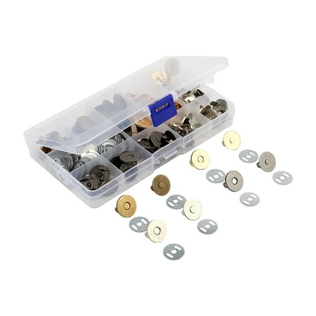 40 Pieces Buttons Home Supplies Metal Buttons Handbag Bag Clasps Snap ...