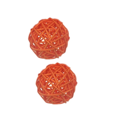 gufffrom 10Pcs/lot Artificial 3cm Straw Ball Birthday Party Wedding ...