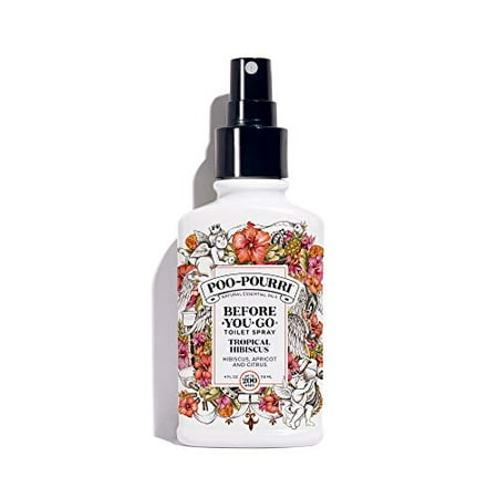 Poo-Pourri Before-You-Go Toilet Spray, Tropical Hibiscus Scent, 4 oz ...