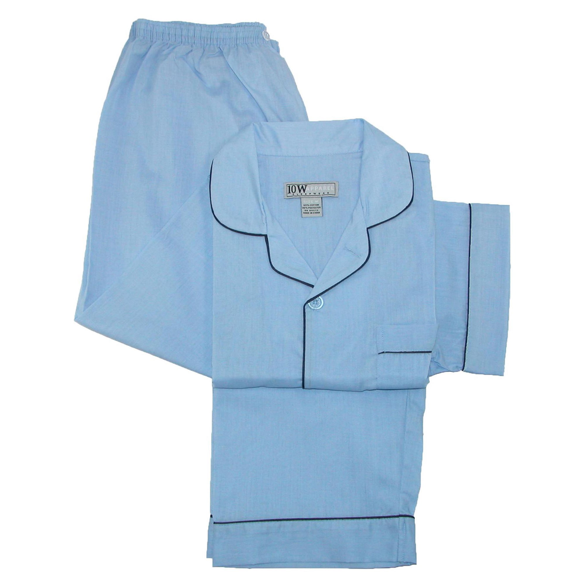 Click here for Ten West Apparel Short Sleeve Long Leg Solid Pajam... prices