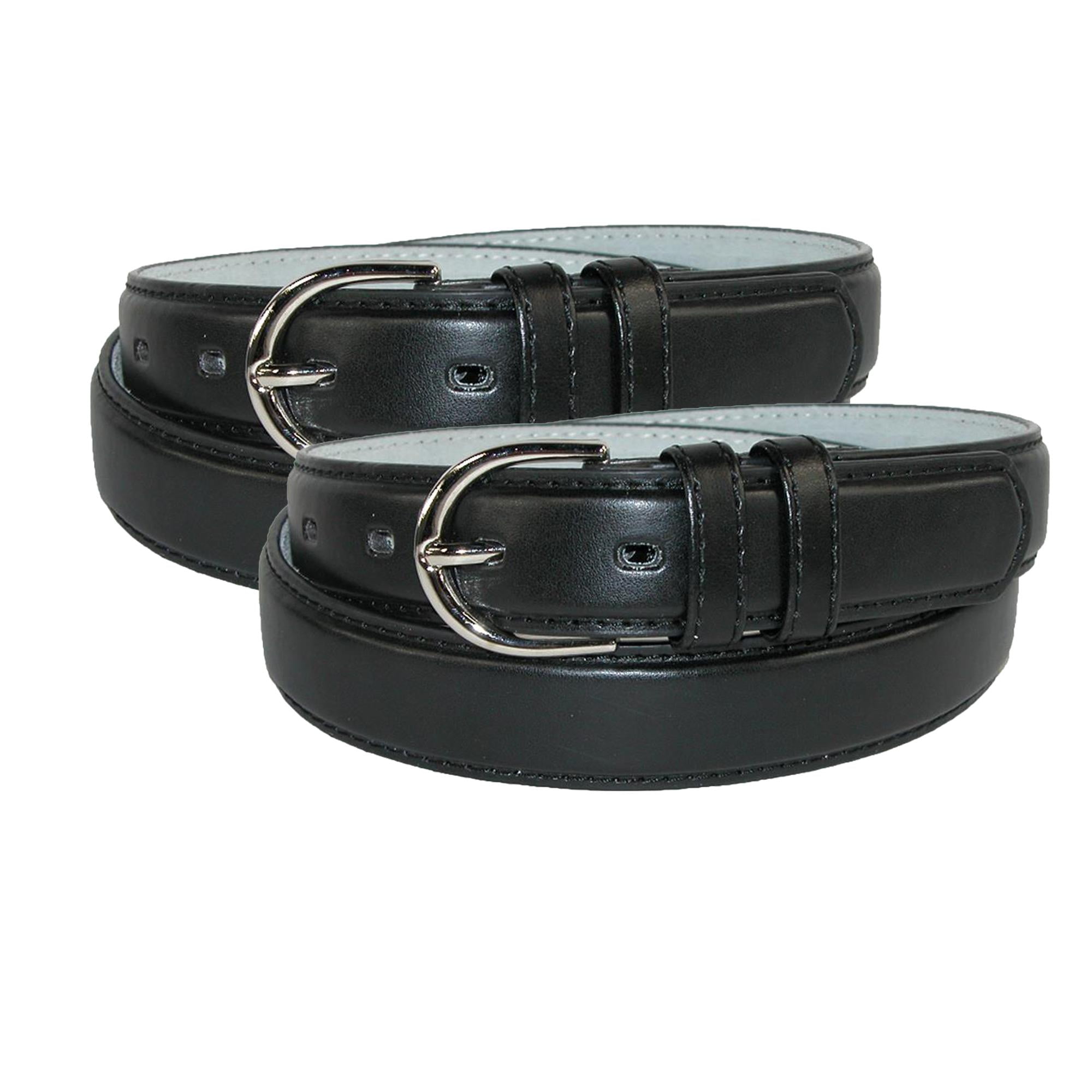 Click here for Ctm Leather 1 1/8 Inch Dress Belt (Pack Of 2) (Wom... prices