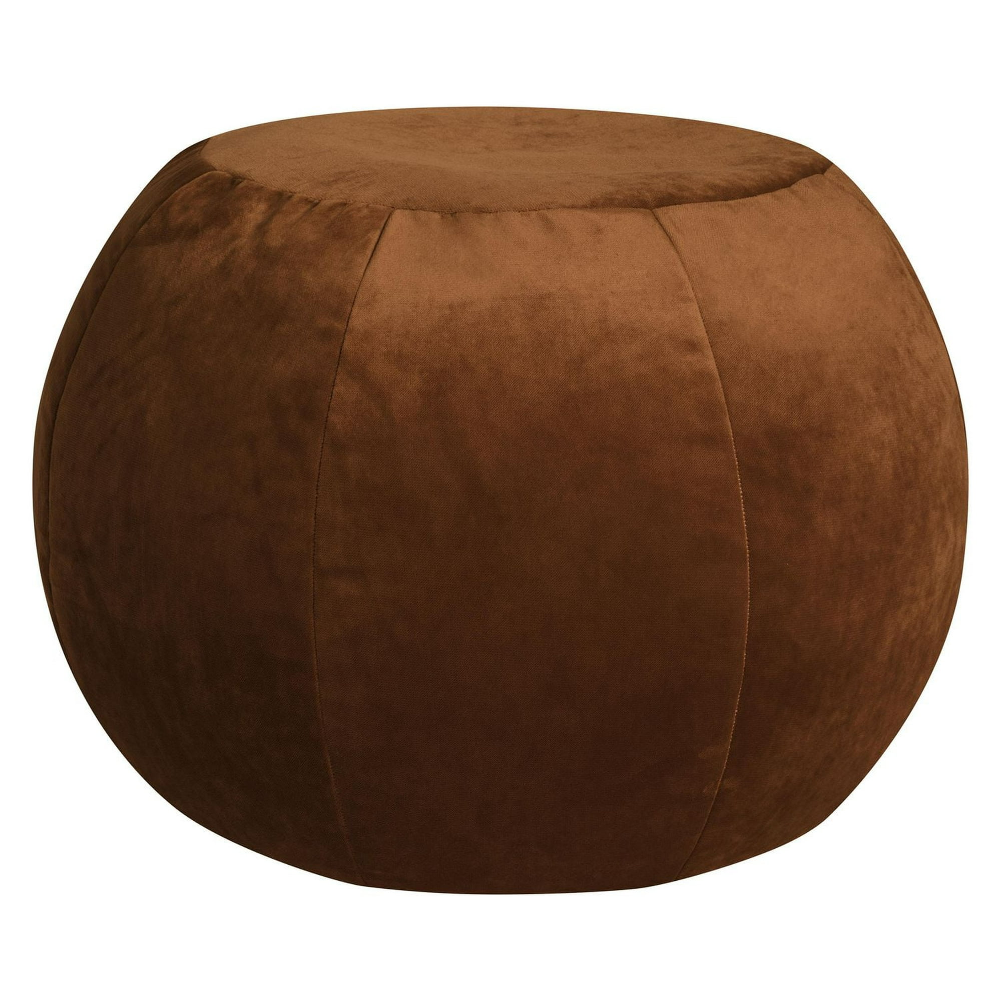 Click here for Gouchee Home Plump Copper Velvet Pouf - Oversized... prices