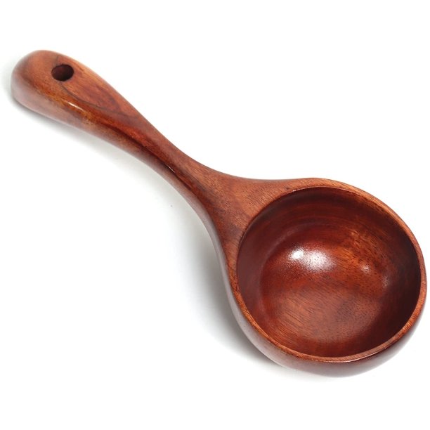 Bath Salt Scoop Wooden Ladle Spoon Scoops for Canisters Flour Scoop ...