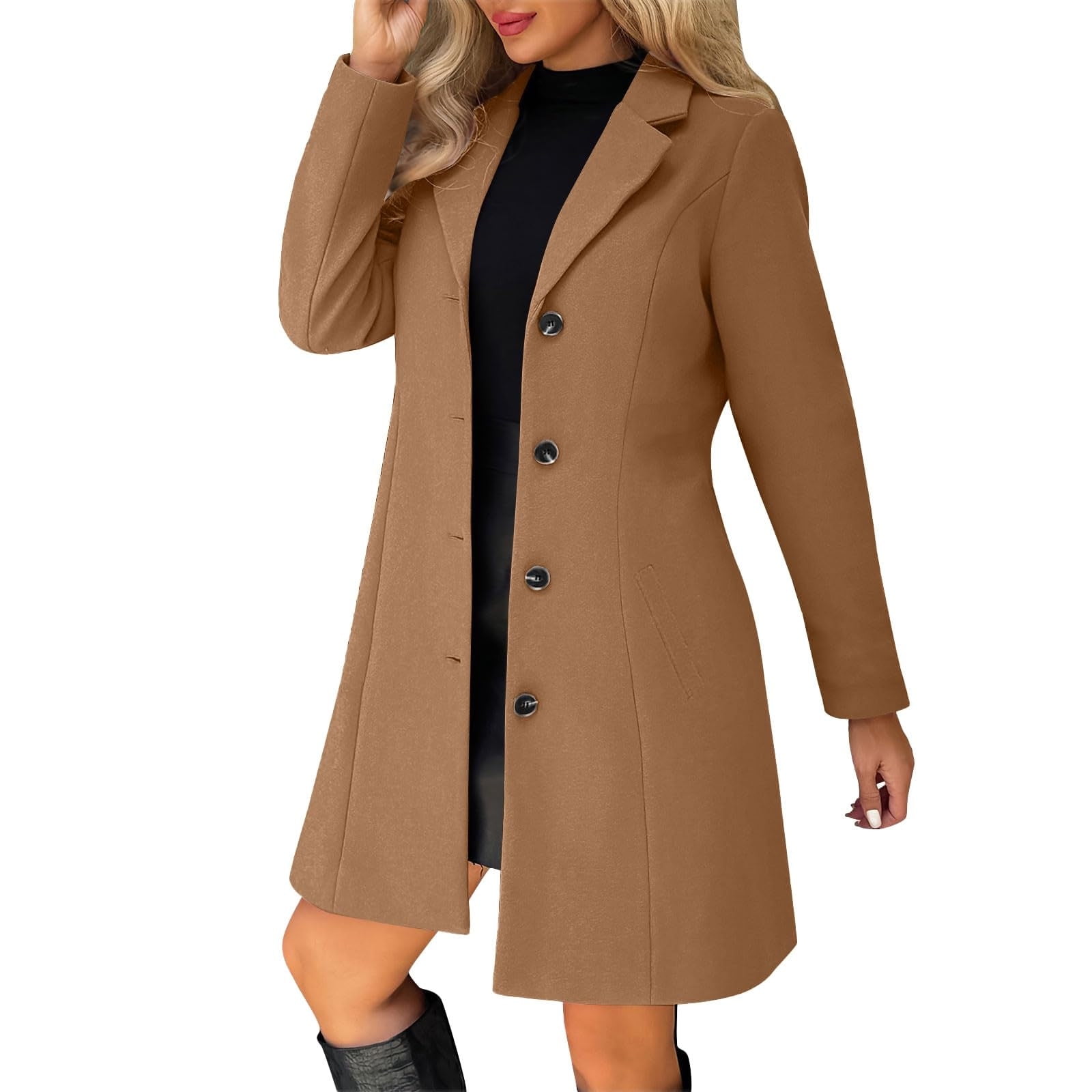 Click here for Unbranded Womens Coat casual Solid Thicken Stand C... prices