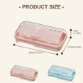 Double Compartment Soap Organizers Tray Box Builts In Drain Holes And ...