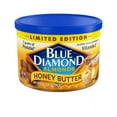 Blue Diamond Almonds, 6 oz. Can, Honey Butter Flavored Snack Nuts ...