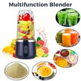 Portable Blender: Mini, USB Rechargeable, Ideal for Smoothies, Shakes ...