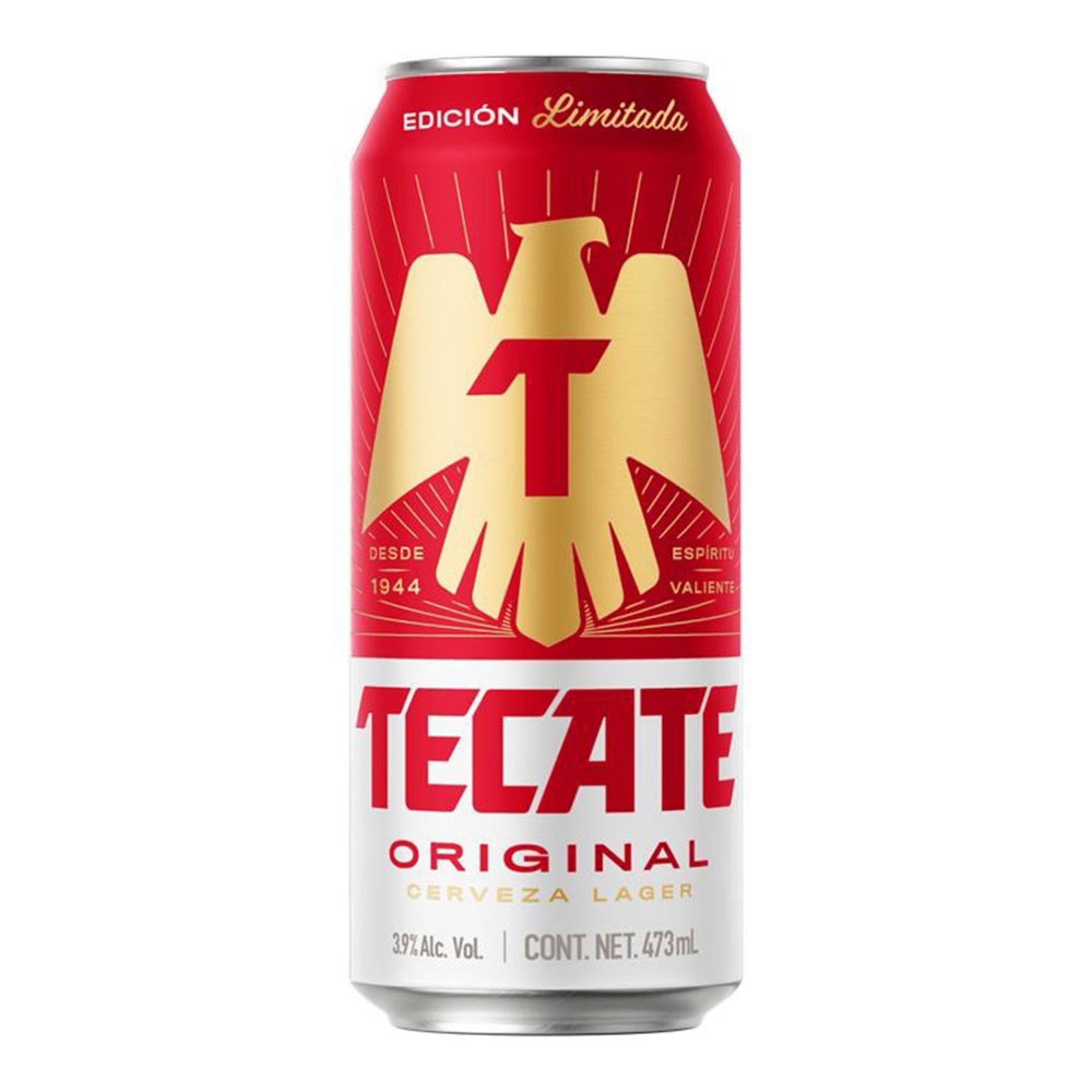 Cerveza clara Tecate original 473 ml | Walmart en línea