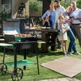BESTYASH Beige Fire Resistant Mat for Outdoor Camping Fireplace ...