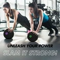 Yes4All 10LBS Sand-Filled Slam Ball, PVC Medicine Ball for Weighted ...