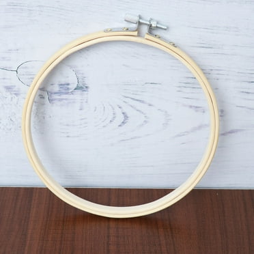Hand Embroidery Hoop Wooden Circle Frame for Cross Stitch Embroider ...