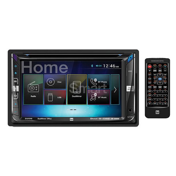 Dual AV Double Din 6.2" Touch Screen DVD BT 2.1A USB remote HDMI ...