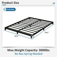 Maenizi Low 5 inch Full Size Bed Frame, Heavy Duty Metal Platform Low ...