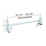 AA-Racks Fullsize Universal Van Roof Rain Gutter Rack Three Bar Ladder ...