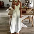 Aesthetic Green Beige And White Gradient Sleeveless Dress Loose Women's Dress Dresses Luxury ...