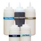 Dressing Kit A: Squeeze Bottle Labels: (1) Ranch, (1) Blue Cheese, (1 ...
