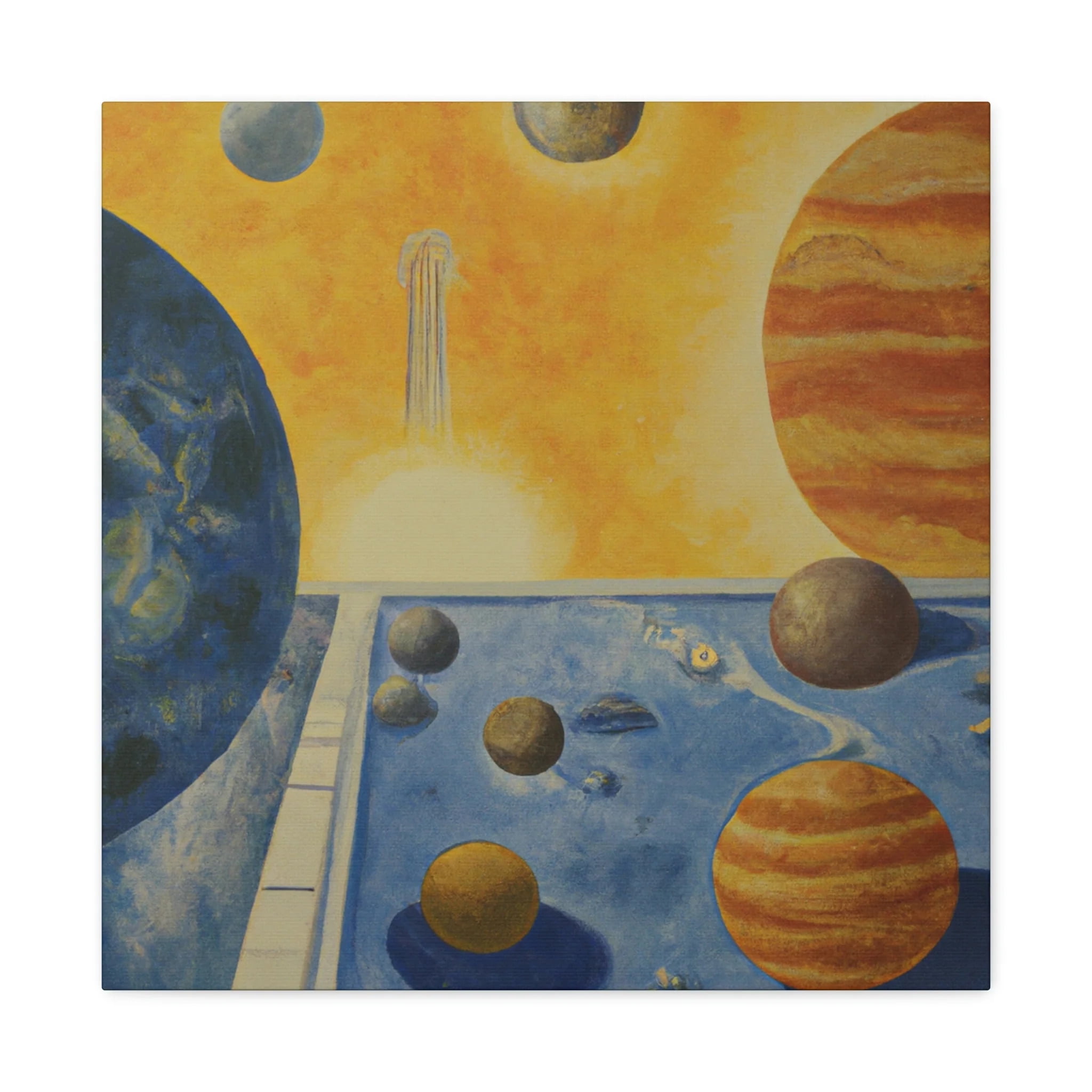 Planets in Neoclassicism - Canvas - Walmart.com