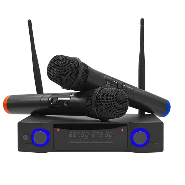 Micrófono sin cables Pantalla digital Sistema de micrófono con ...