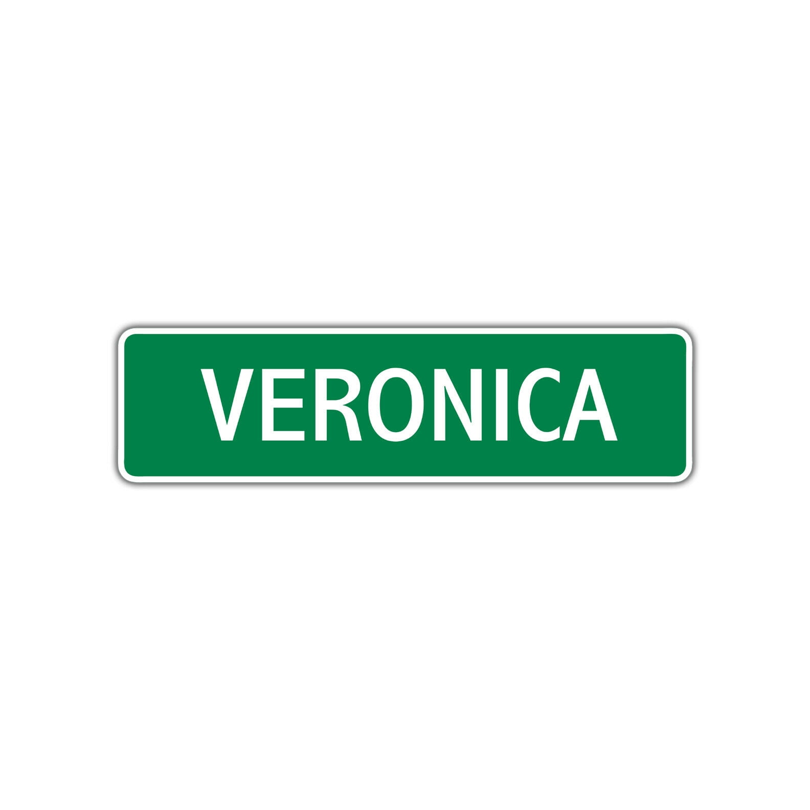 Veronica Girls Children Name Indoor Outdoor Unique Letter Printed Label ...