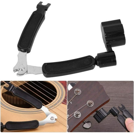 Guitar Repair Tool,Kit 3 in 1 String Winder Leveling Ruler Fret Sanding ...