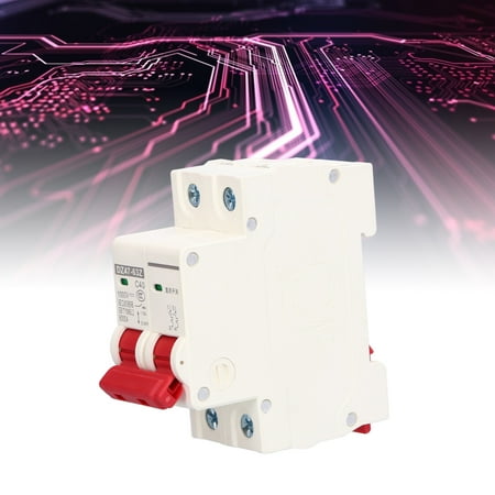 Sonew Circuit Breaker,DC Miniature Circuit Breaker 2P Solar PV System Isolator DIN Rail Mount ...