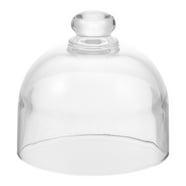 RENACLIPY Glass Cake Protector with Bamboo Tray for Restaurants Elegant ...