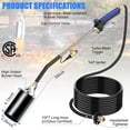 33" Propane Weed Torch Kit with Storage Bag and 10ft Hose - Walmart.com