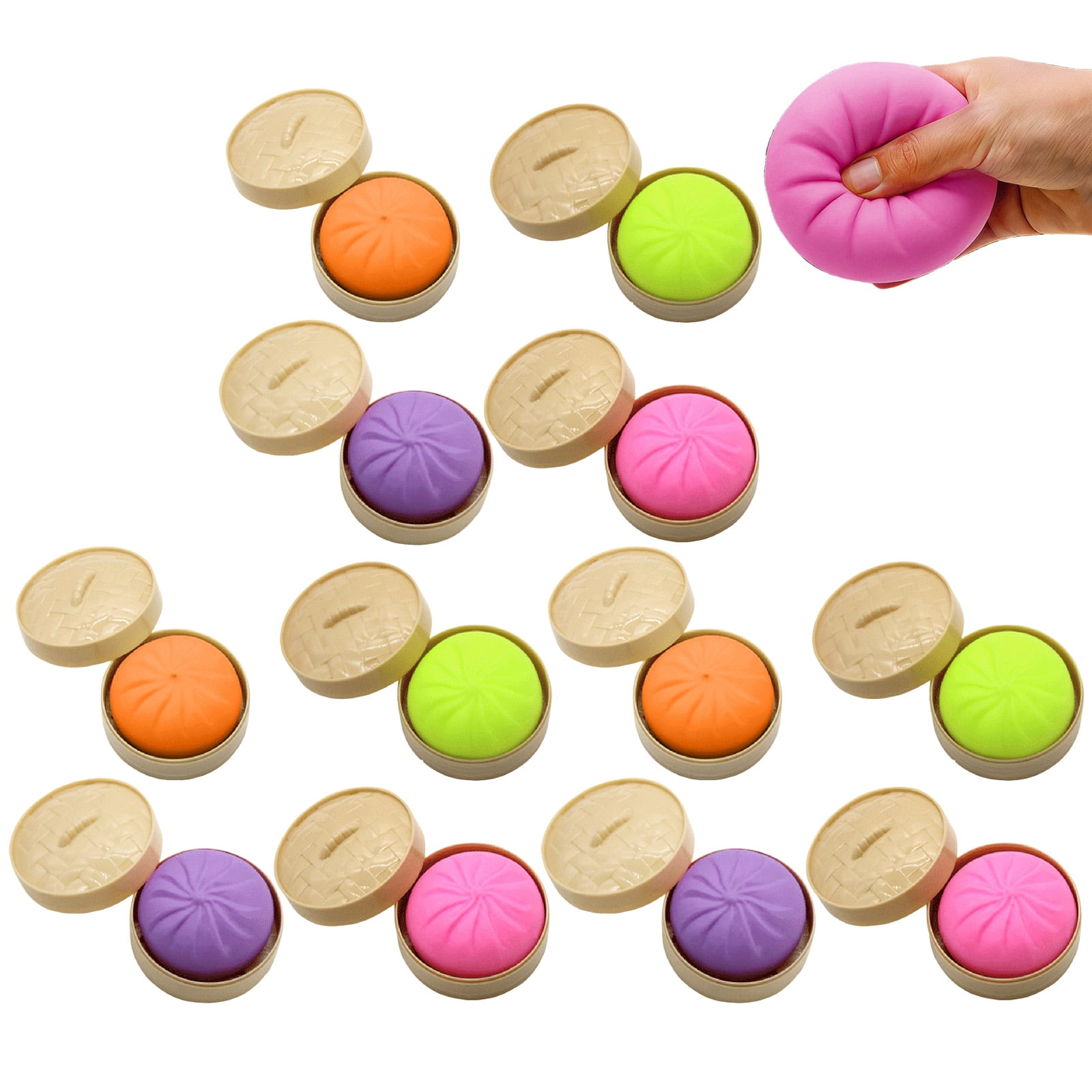 Click here for Lamdawe 12pcs Mysterysquishies Dumpling Toy Box So... prices