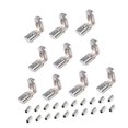 Pack Of 10 Angle Brackets Inner Corner Connector with Screws L Shape ...