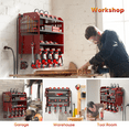 Power Tool Organizer Wall Mount with Charging Station, Heavy Duty Drill ...