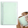 Qyaukm B5 PP Loose Leaf Notebook, Transparent Spiral Bound Notepad ...