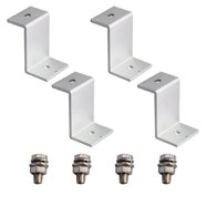 WindyNation Solar Panel Mount Mounting Z Bracket Set - Walmart.com