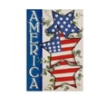 4th of July Garden Flags 17.7x11.8in Double-Sided Patriotic Yard Decor ...
