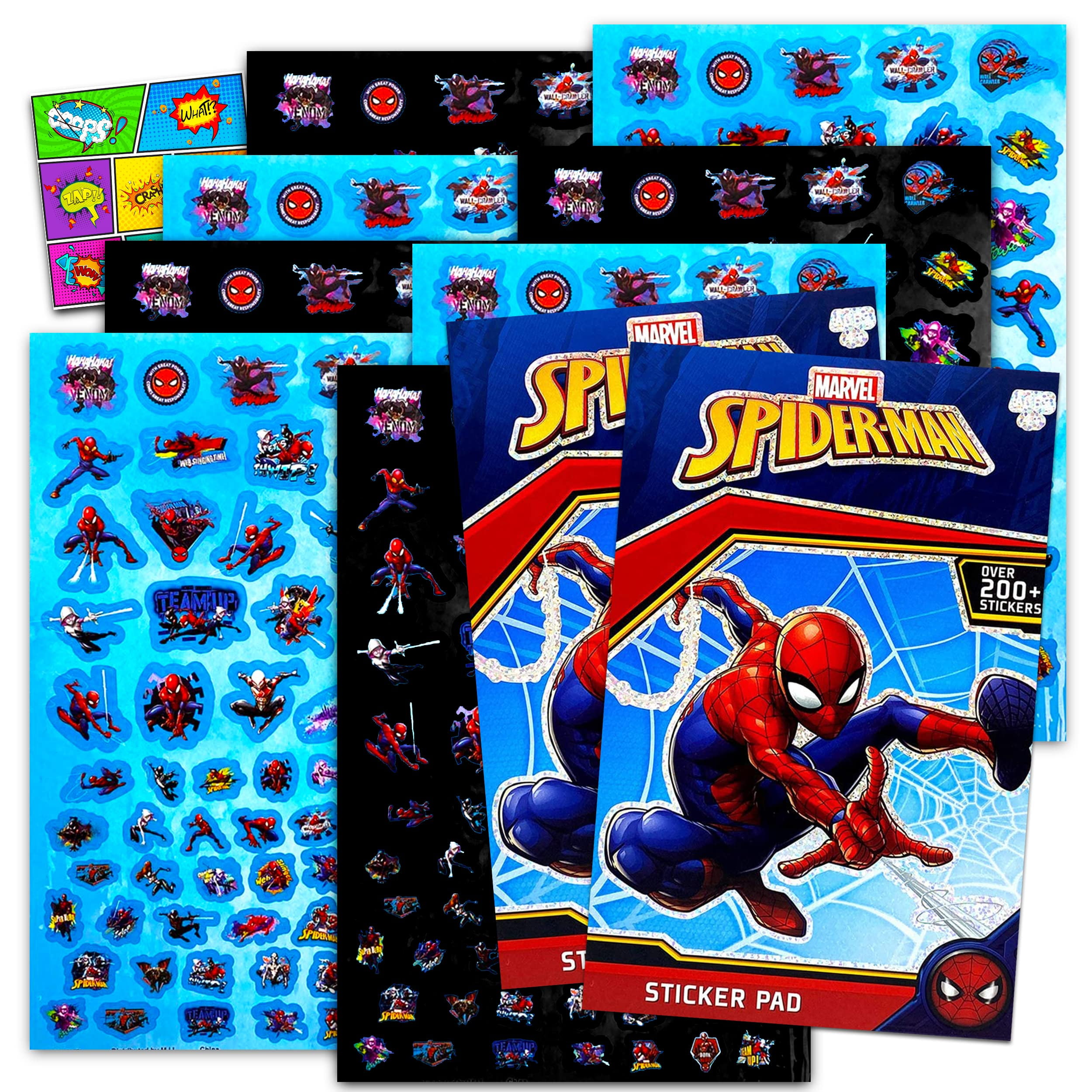 Spiderman Homcoming Stickers Party Favors Bundle Of 12 Spiderman