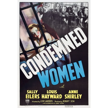 Condemned Women Us Poster Art Sally Eilers (Center In Color); Top Three At Right: Sally Eilers ...
