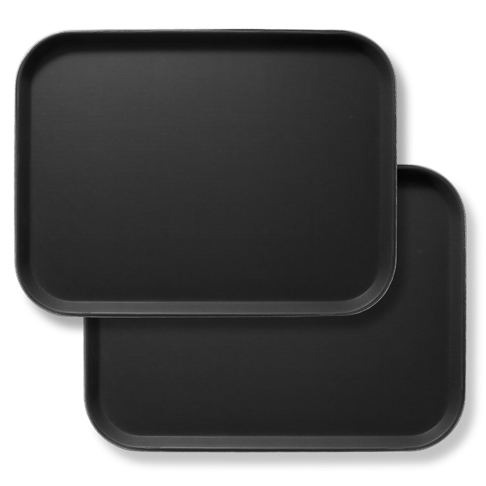 Jubilee 12" x 16" Restaurant Serving Trays (Set of 2), Black - NSF ...