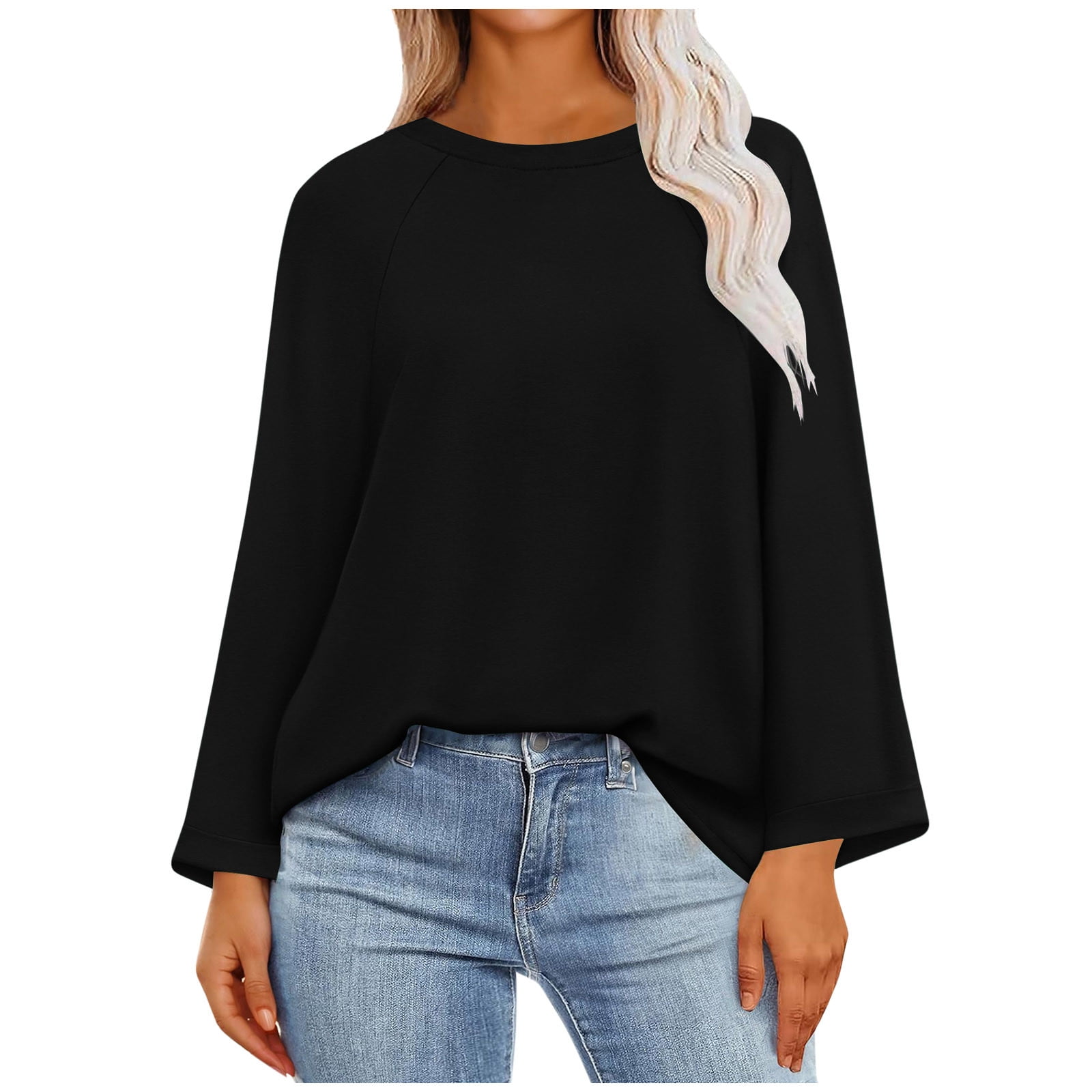 Click here for Lenpel Oversized T Shirts For Women Fashion Long S... prices